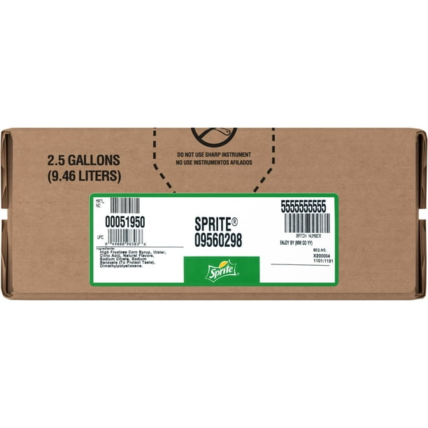 Sprite Bag in box, 2.5 Gallons - Walmart.com