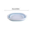 Collapsible Washing Up Bowl, Portable Wash Basin Silicone Basket ...