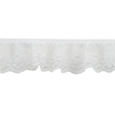 Wyla Red Ruffled Lace Trim 90 feet - Walmart.com
