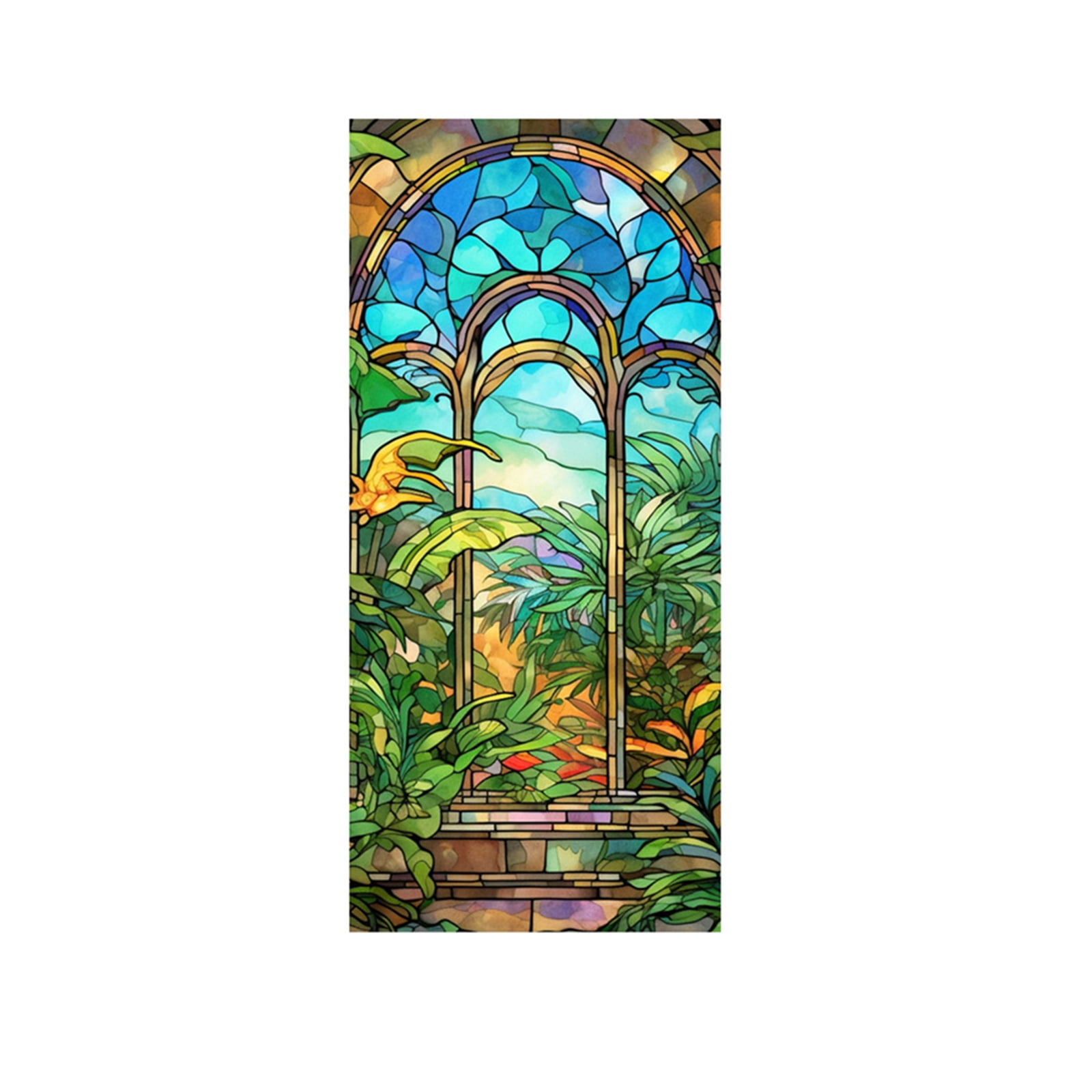 Click here for Ronshin Stained Glass Window Film Removable Uv Blo... prices