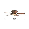 52 Casa Vieja Ancestry Vintage Hugger Indoor Ceiling Fan With Dimmable