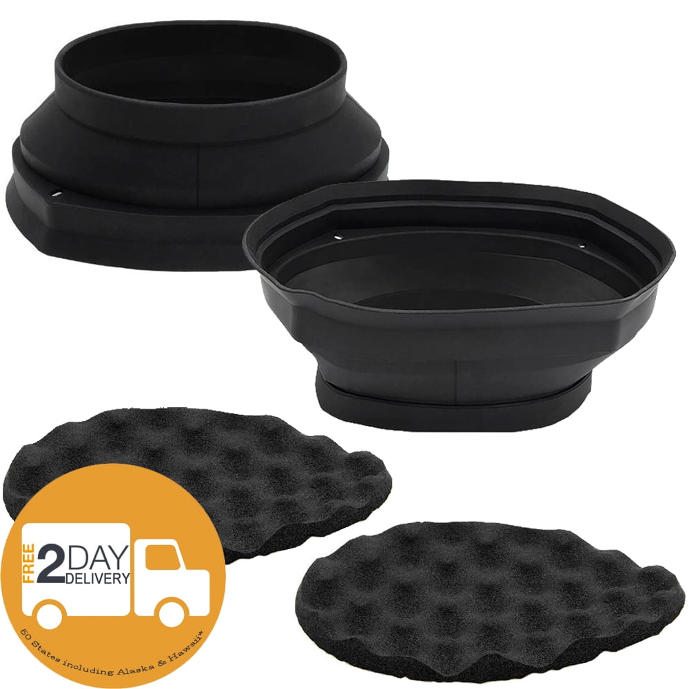 Install Bay IBSBF69 Universal 6x9" Speaker Baffle Kit Pair Silicone ...