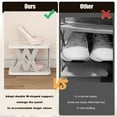 Ryanstar Racing Foldable Shoe Rack Sturdy 6 Tier Storage Organizer For