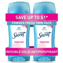 Secret Invisible Solid Antiperspirant Deodorant, Shower Fresh, 2.6 oz ...