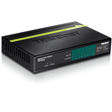 TRENDnet TPE-LG50 5-Port Gigabit Long Range PoE+ Switch - Walmart.com