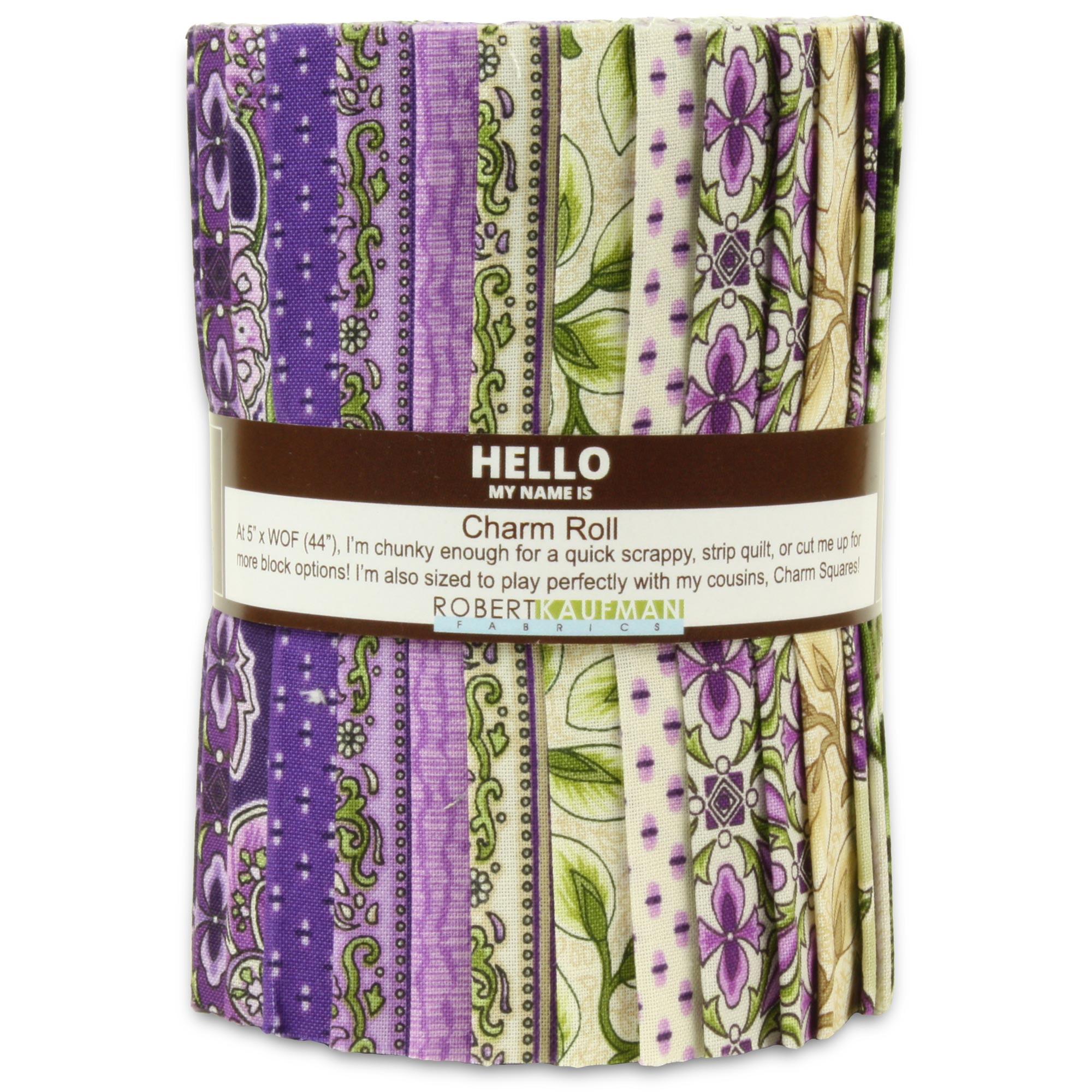 Robert Kaufman Country Manor Violet Charm Roll by Darlene Zimmerman, 20 ...