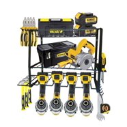 WORKPRO Garage Storage, Garden Tool Organizer Wall Mount 64 Inch with 8 ...