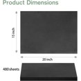 Black Tissue Paper for Gift Bags, 480 Sheets 15" x 20" Black Wrapping ...