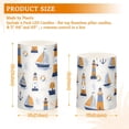 Hand Drawn Sailboat Flickering Flameless Candles Battery Operated with ...