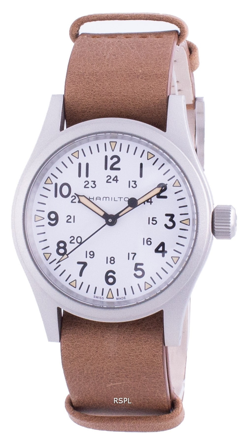 Hamilton Khaki Field White Dial Automatic H69439511 Men's Watch ...