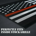 Xprite USA ZS-0001-FLAG-G2R Mesh Grille Insert with Firefighter Red ...