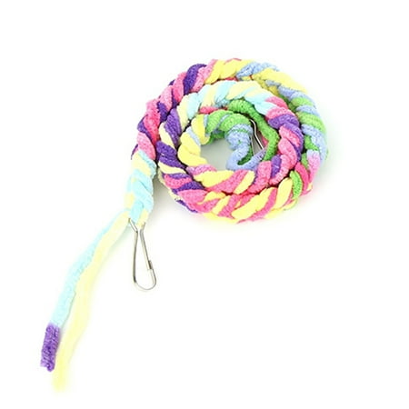 Cotton Rope Net, Bird Rope Toys For Parrots Spiral Bungee Swing ...