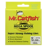 Lew's Mr Catfish Line Filler Spools, 500 Yards 15 lb, HiViz - Walmart.com