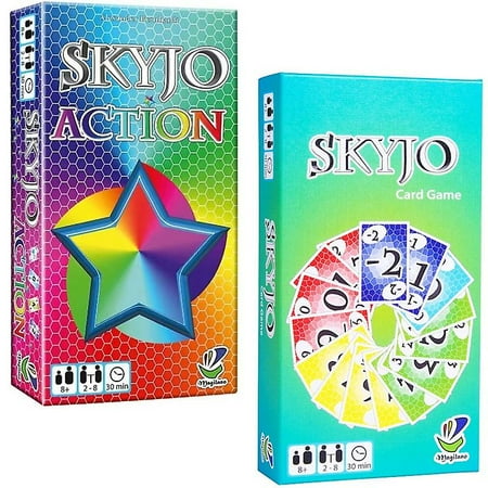 SKYJO action card game Leisure party board games Chess toys Card games2 ...