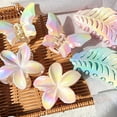 3. Spring Floral Butterfly Resin Hair Clip Lightweight Grip for Kids ...