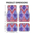 4 Piece Car Foot Mat Set Anti-Slip Washable Universal Car Floor Mats ...