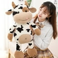 Walbest Plushie Stuffed Cow Animal Doll, Soft Peluche Toy for Kids ...