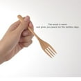 8 PCS Wooden Forks, Fruit Salad Fork,Dinner Forks for Food, Desserts ...