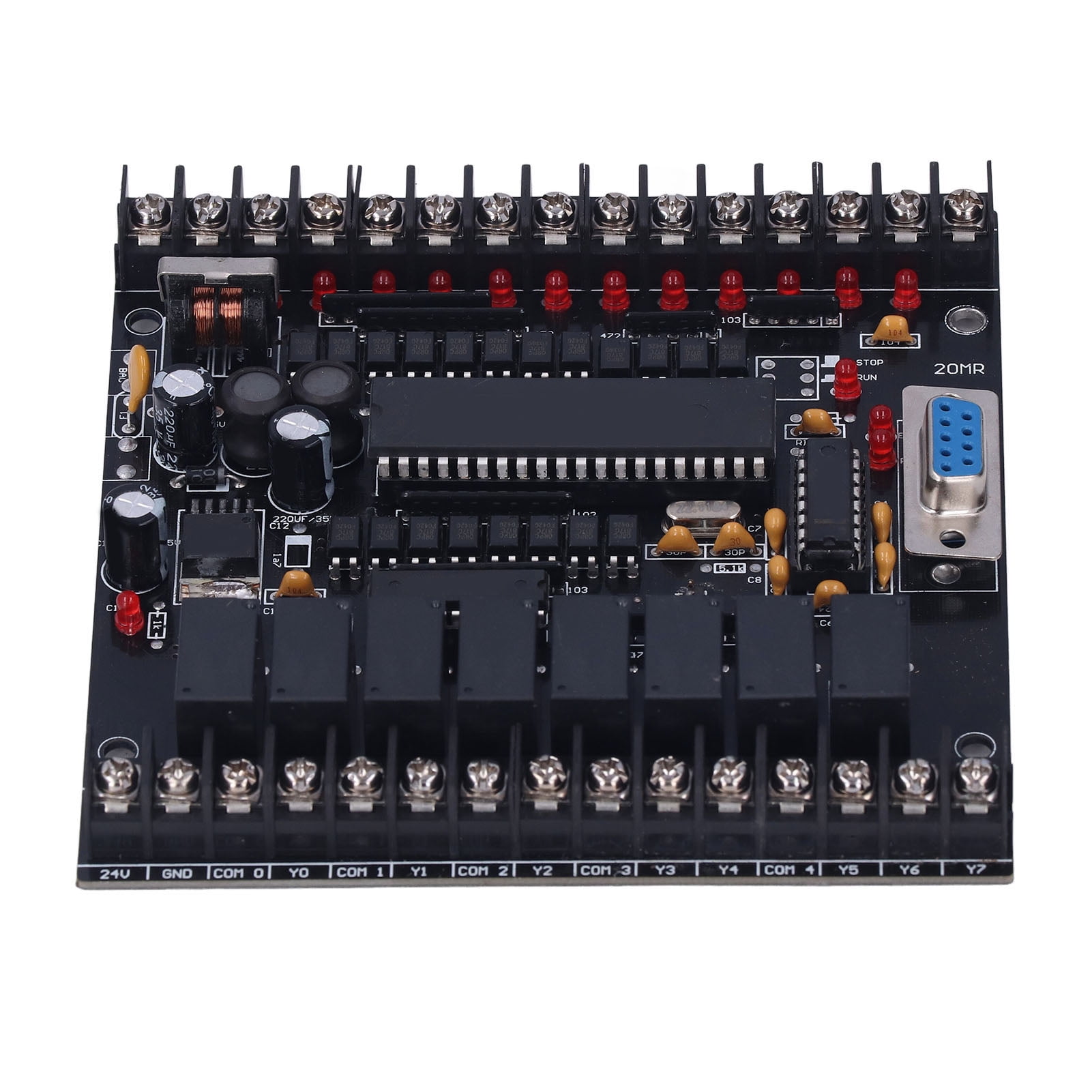 Módulo controlador PLC monitoreo en línea Tablero de control industrial ...