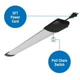 Hyper Tough 4ft Linkable LED Shop Light 5500 Lumens Daylight White with ...