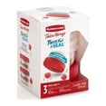 Rubbermaid TakeAlongs Twist & Seal 1.6-Cup Food Storage Containers, Ruby, 3-Pack - Walmart.com