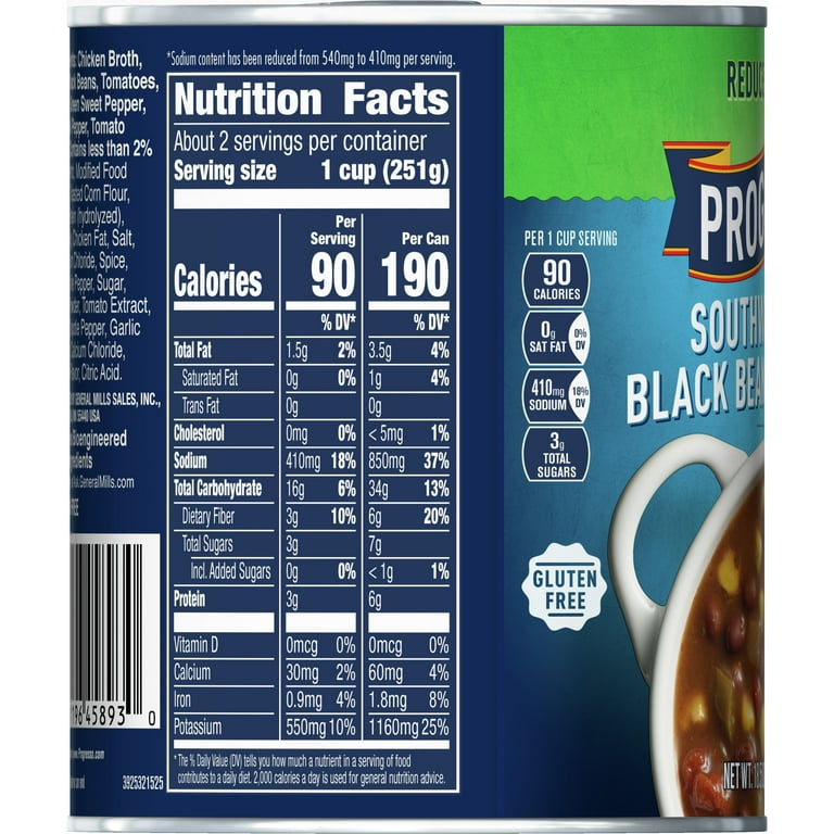 Progresso Reduced Sodium, Southwest Style Black Bean &, 51% OFF