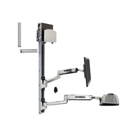 Ergotron LX - Mounting kit (CPU holder, mouse holder, 2 track covers ...
