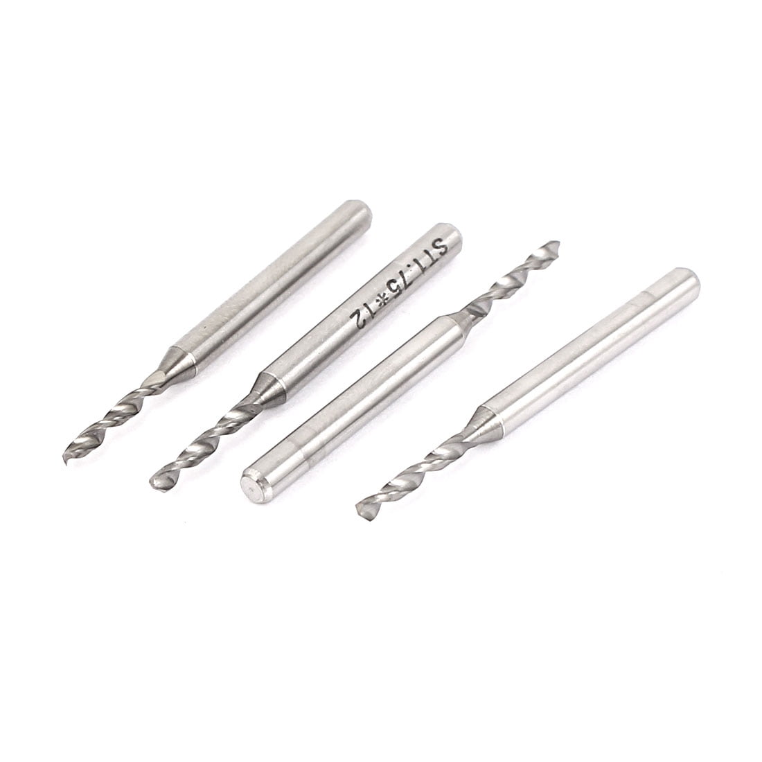 38mm Length 1/8" Shank 1.75mm Micro Carbide PCB CNC Drill Bits 4 Pcs ...