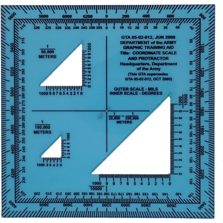 MTT PL GTA 05-02-012 Jun 2008 - Coordinate Scale and Square Protractor ...