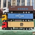 1/50 Simulation Large Truck Toy Car Model Alloy Diecast Transport ...