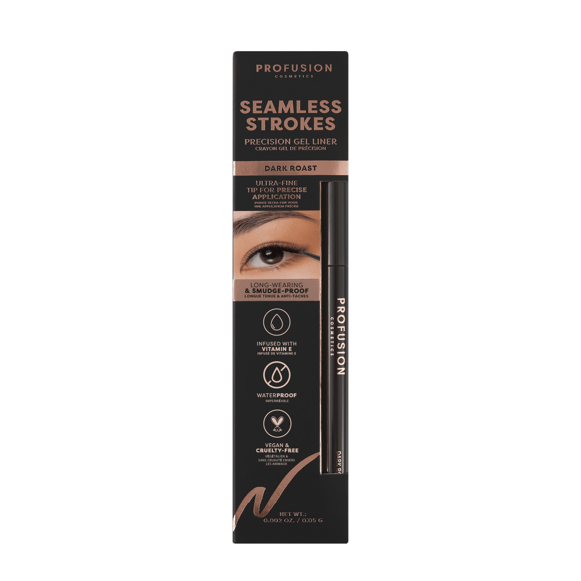 Click here for Profusion Comsetics Seamless Strokes Gel Liner- Da... prices