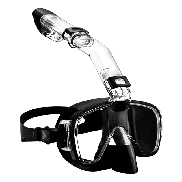 Symkmb Snorkel Mask Foldable Diving Mask Set with Dry and Camera Mount ...