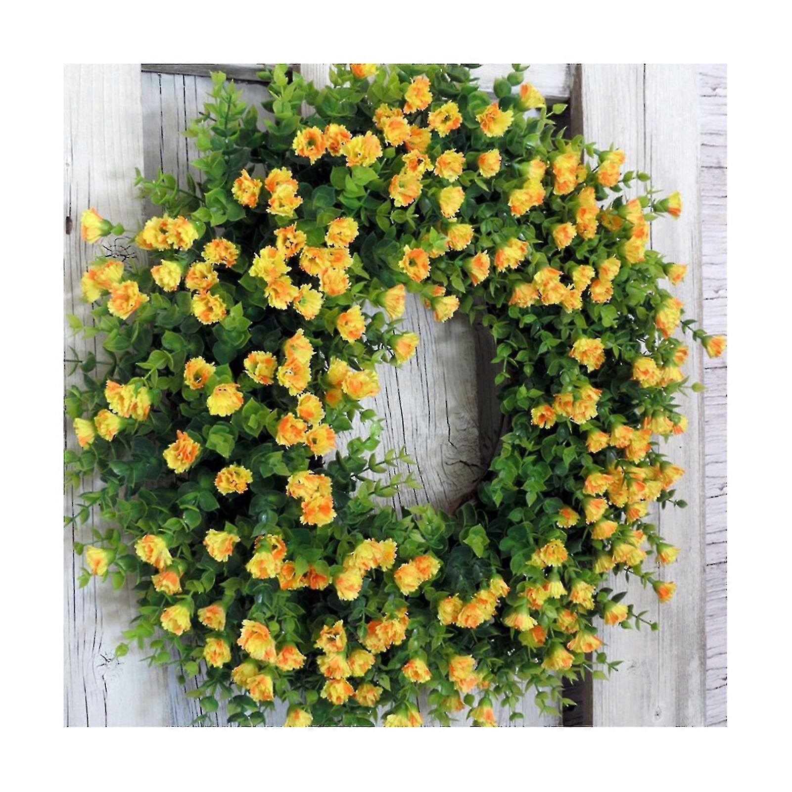 Click here for Vett (Yellow-30*30cm)spring Wreath Door Decor Colo... prices