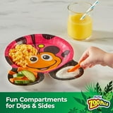Hefty Zoo Pals Party Edition Paper Plates for Kids, Assorted Animal ...