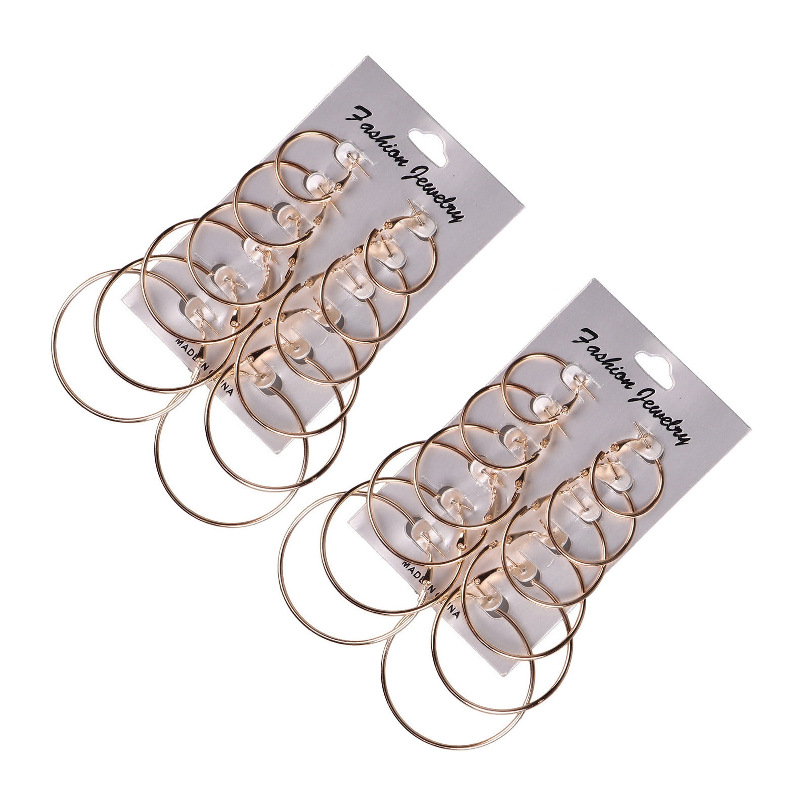 Click here for Dvkptbk Dangle Earring 2set 12pairs Vintage Big Ho... prices