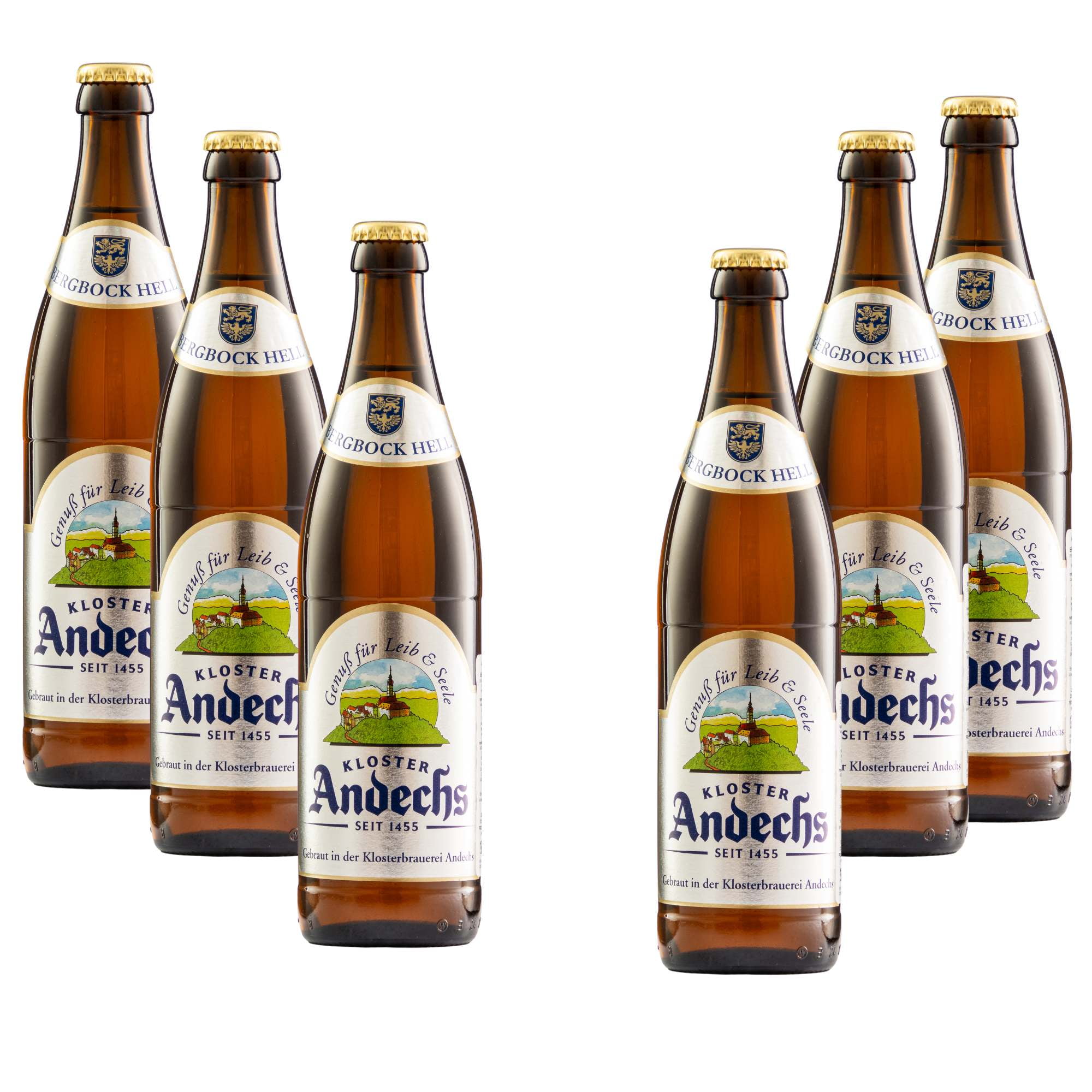 Six Pack Cerveza Andechs Bergbock Hell 500 Ml Andechs Bergbock Hell ...