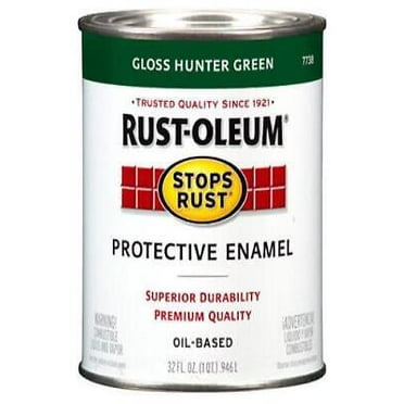 Dark Hunter Green, Rust-Oleum Stops Rust Gloss Protective Enamel Paint ...