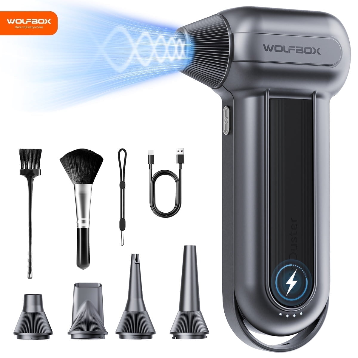 Click here for Wolfbox 150000rpm Air Duster  Handheld Cordless Co... prices