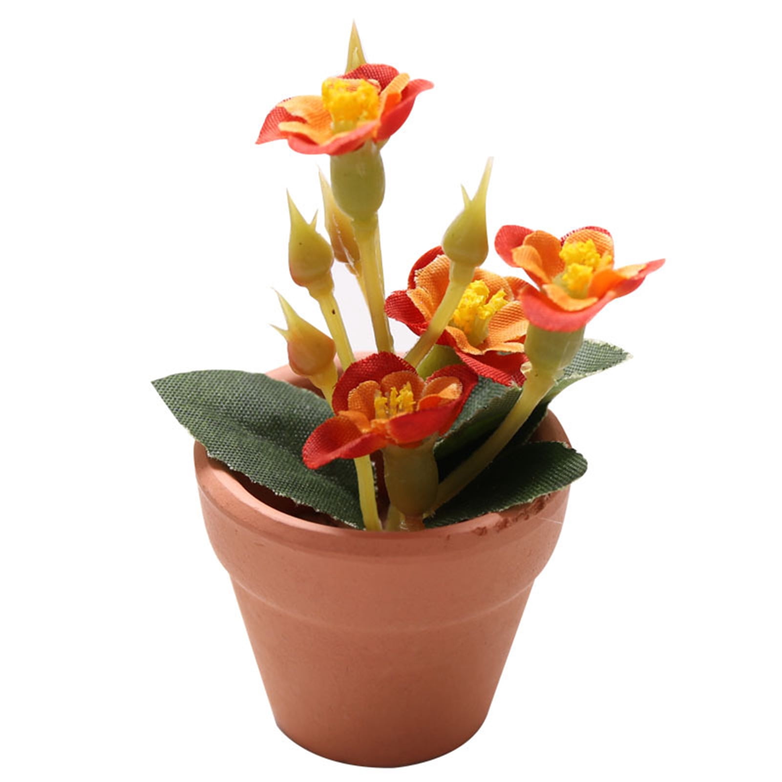 Skindy Vivid Miniature Potted Plant - Realistic Appearance Micro ...