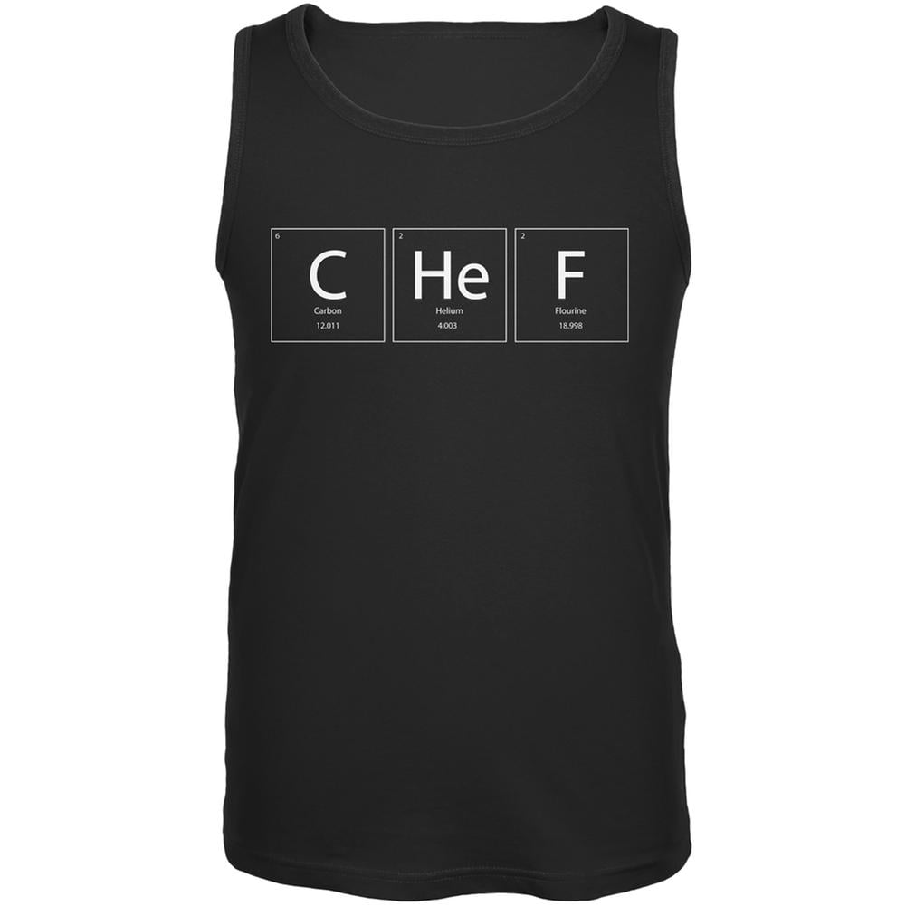Chef Periodic Table Black Adult Tank Top - Walmart.com