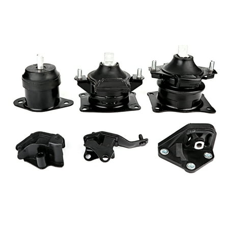 Rdeghly 6pcs Auto Engine Motor Mount Set For 50850-SDA-A00 50860-SDA ...