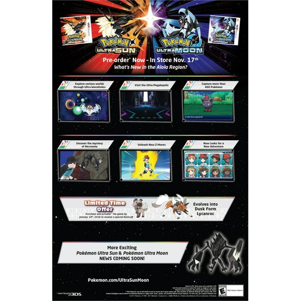 Nintendo Pokemon: Ultra Sun Starter Bundle (Nintendo 3DS) - Walmart.ca