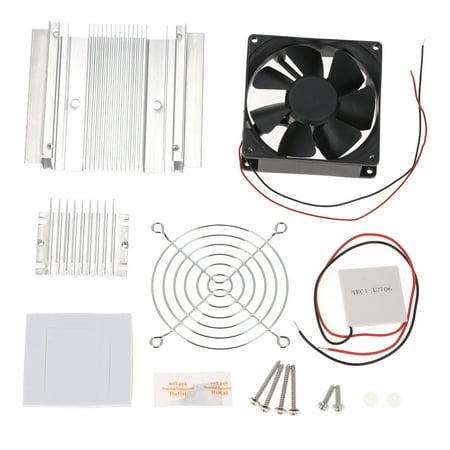 DIY Thermoelectric Peltier Refrigeration Cooling System Kit Semiconductor Cooler Conduction ...
