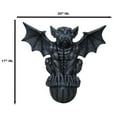 Ebros Large Gothic Winged Gargoyle On Ledge Wall Decor Hanging ...
