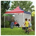 10x10 Pop Up Canopy Tent with Sidewall, UPF50+ Sun Shelter - American ...