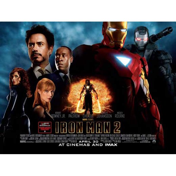 Iron Man 2 - movie POSTER (Style A) (30" x 40") (2010) - Walmart.com