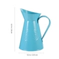 BESTYASH 1Pc Solid Iron Flower Bucket Sky Blue for Classic Home Flower ...