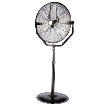 Garrison 3-Speed Industrial Oscillating Pedestal Fan, 24 In., 7,700 Cfm ...