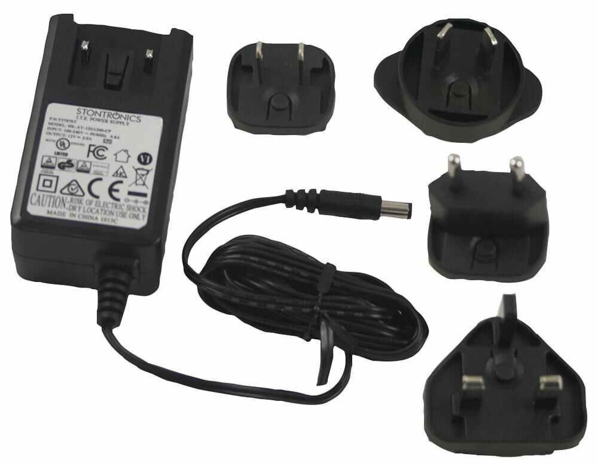 STONTRONICS 5V 3A Plug and Go International Plug In Power Supply 2.1mm ...