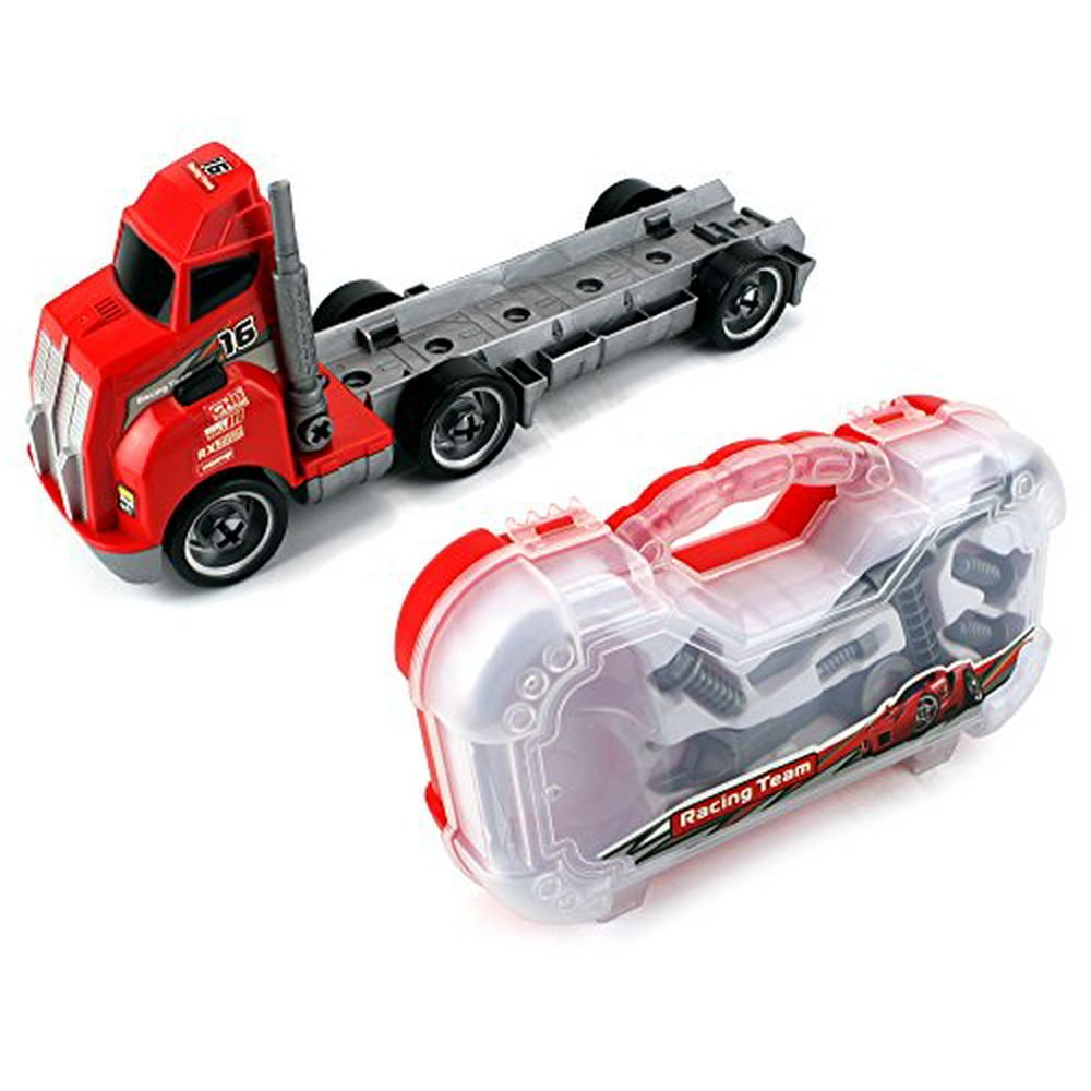 Tool Master Build a Big Rig Children's Toy Semi Truck Vehicle Playset w ...